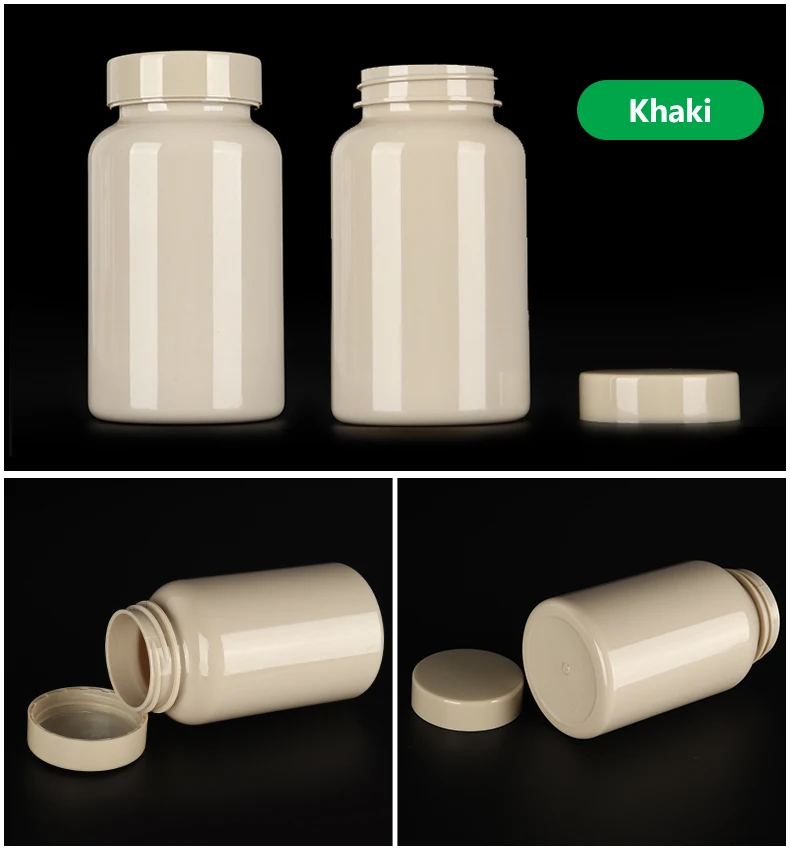 225cc Green Red Grey Candy Medical Plastic Smooth Bottles Vitamin Pill Bottle Vials For Sale ...