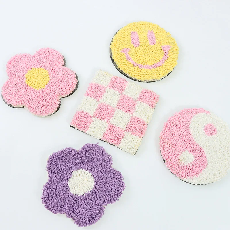 Cute Handmade Embroidery Coasters - Perfect for Home Decor