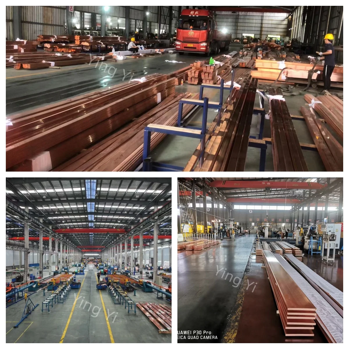 Perforated Copper Bus Bar 30x10mm - Pure Flat Copper