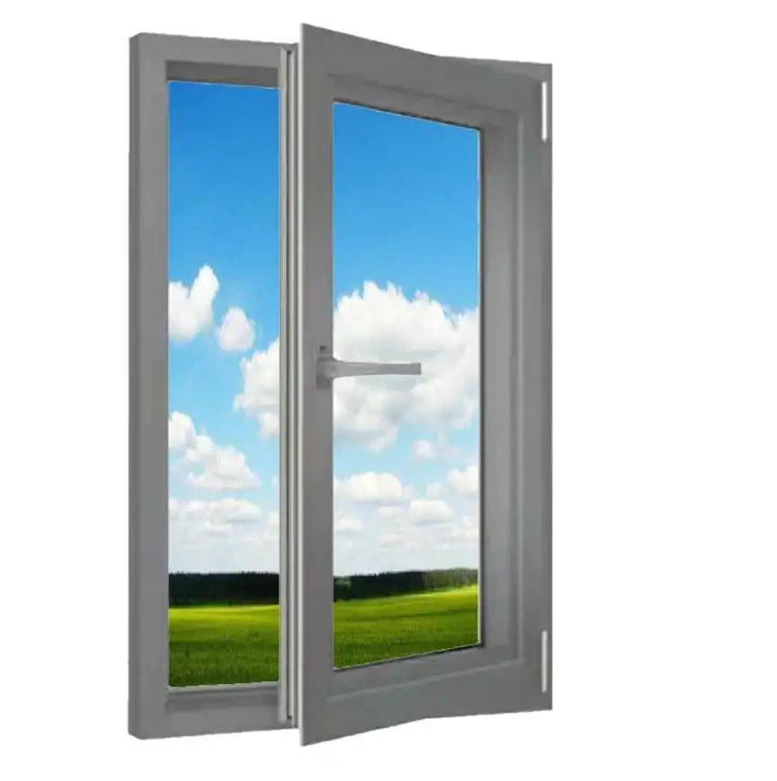 High Quality Impact Tempered Glass Simple Aluminium Window Casement ...