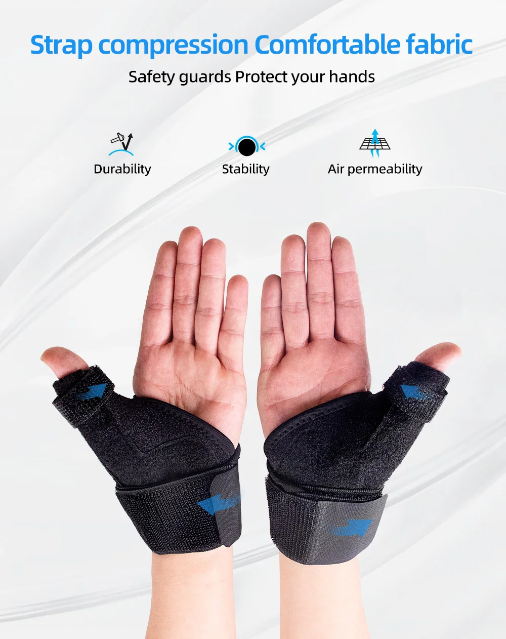 Medical Sprain Arthritis Thumb Splint Support Joint Immobilization ...