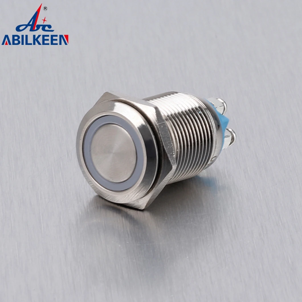 16mm Customization Metal Push Button Switch with Ring Lamp LED Fan Horn ...