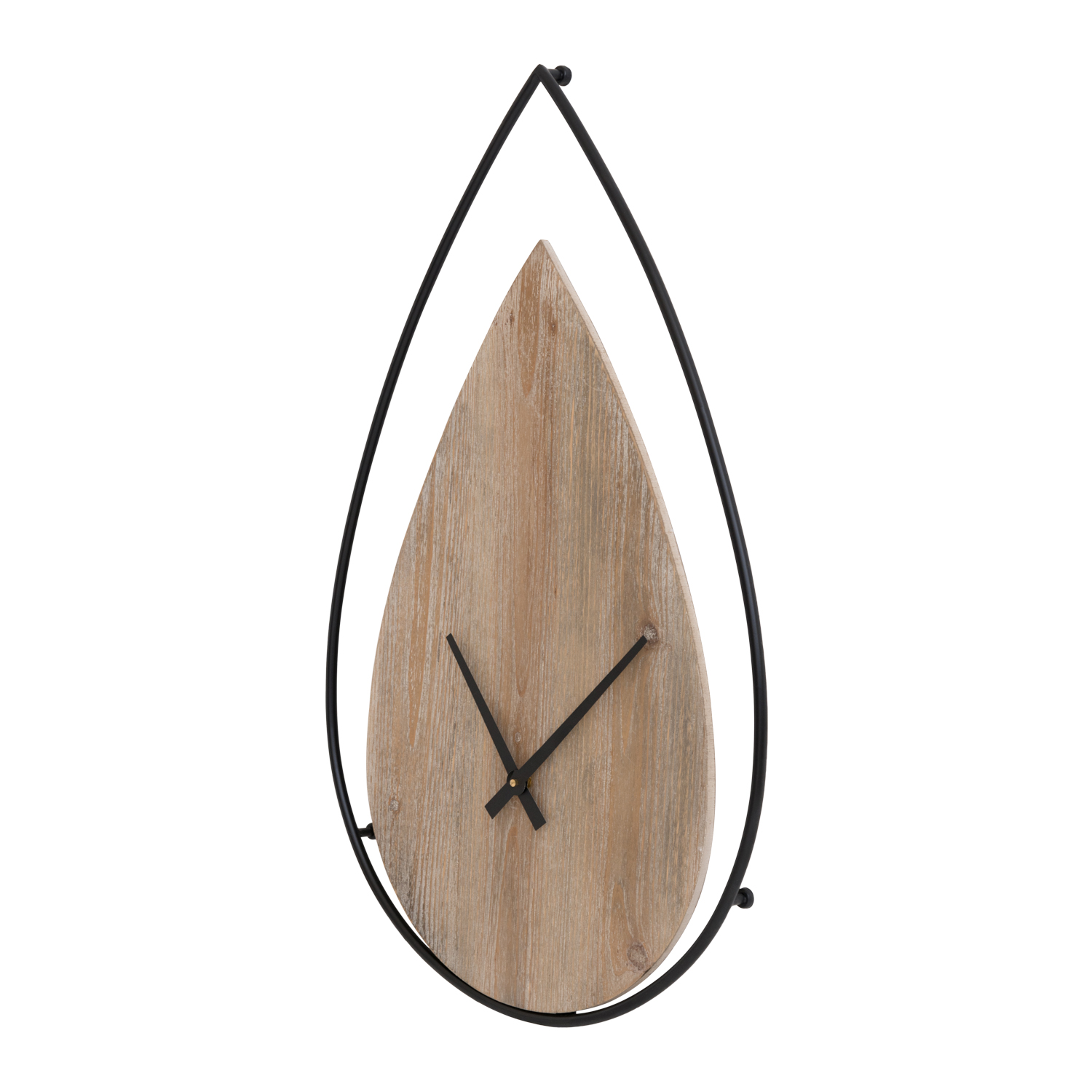Wooden Tree Leaf Shape Simple Modern Wall Clock Wall Clocks For ...