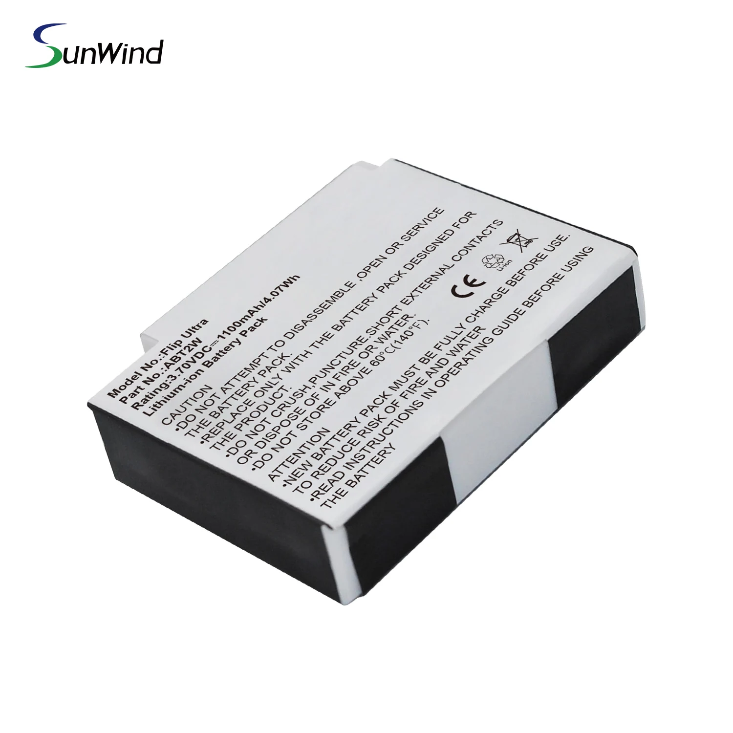 3.7v Lithium Ion Battery Pack For Cisco Flip Ultra Hd Flip Video Camera ...