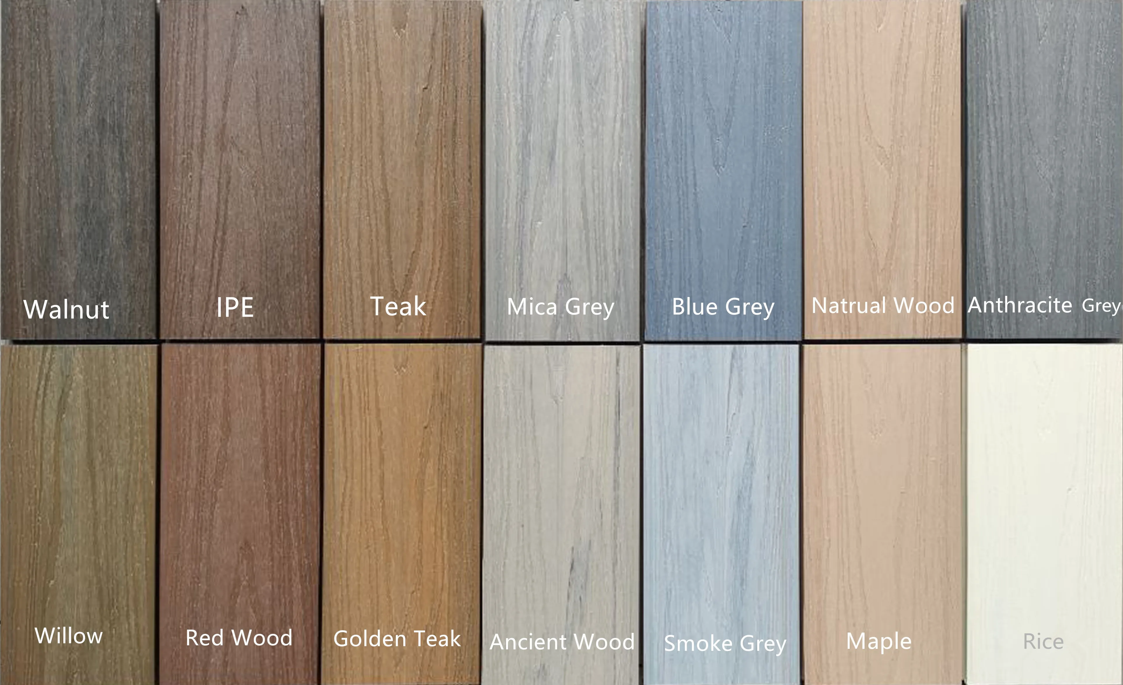 Swimming Pool Waterproof Wpc Co-extrusion Decking Double-sided Bicolor Wpc Flooring Pvc Decking ...