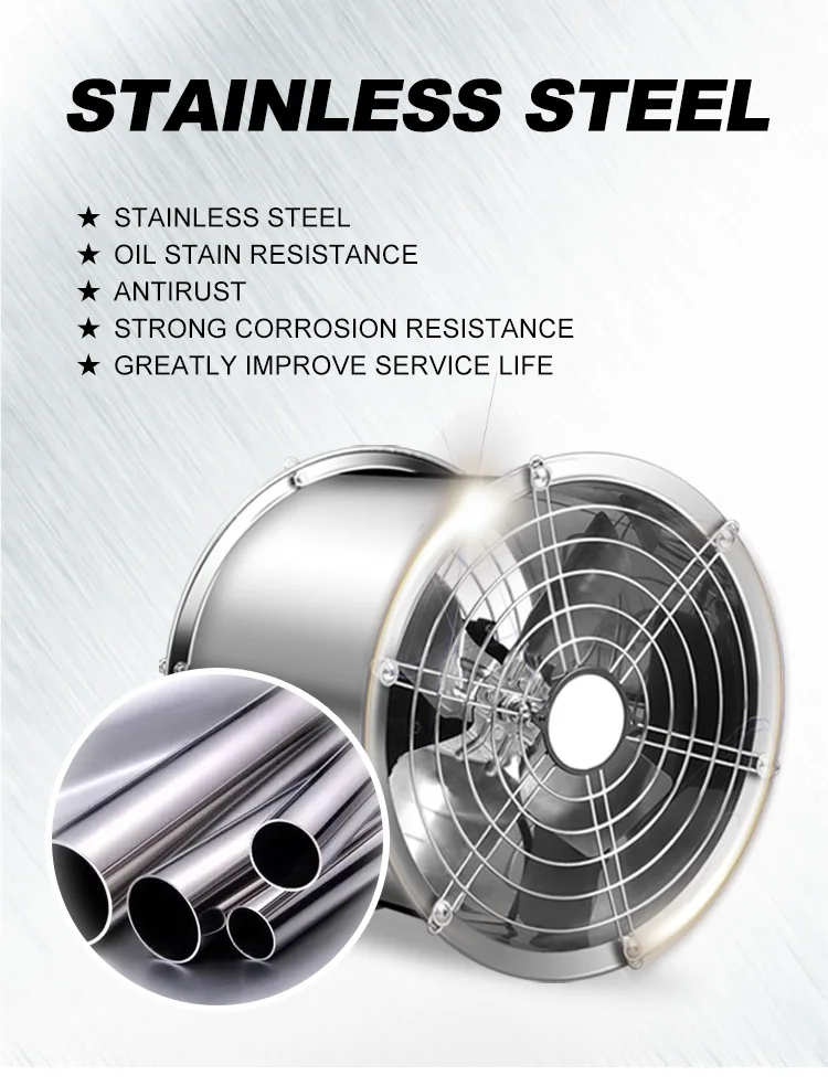 12 Inch Cylinder High Speed Hot Air Blower Exhaust Ventilation Fan ...