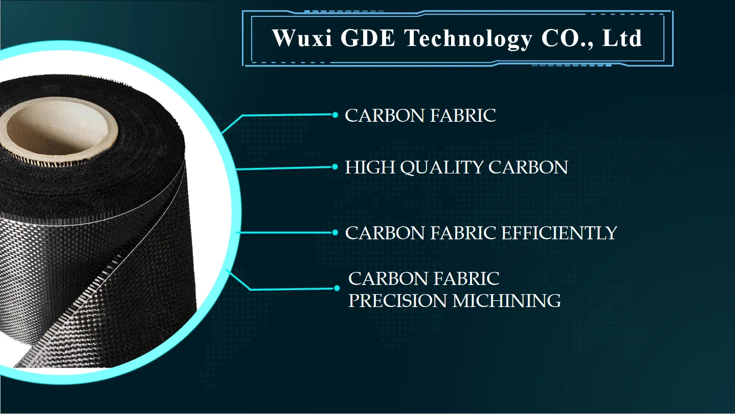 High Modulus Carbon Fiber Woven Webbing 12K Reinforcement Plain Carbon ...