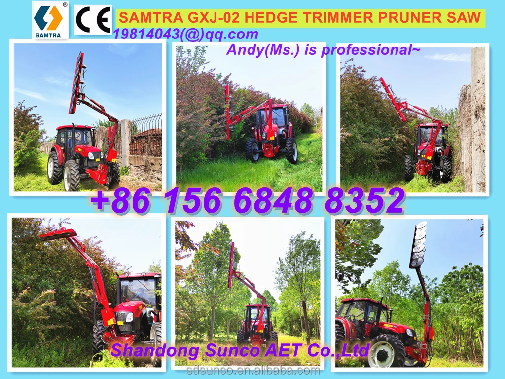 Efficient Tree Trimming with Samtra's Tractor Attachments