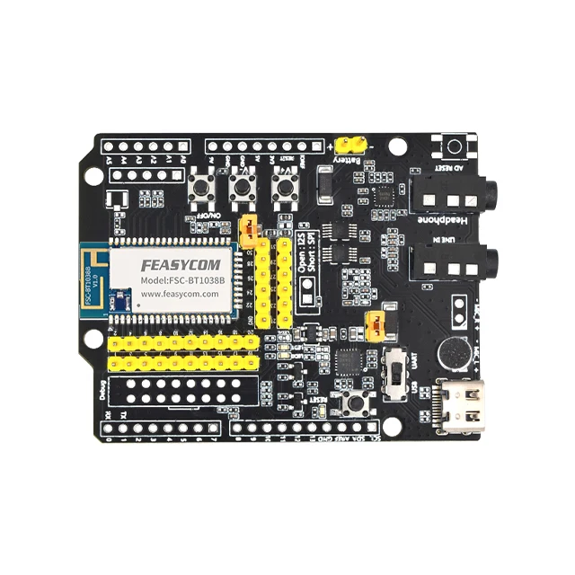 Feasycom Fsc-db200-bt1038b Qcc3084蓝牙5.4音频接收器usb测试套件评估蓝牙模块板 - Buy Development Boards Kits ...