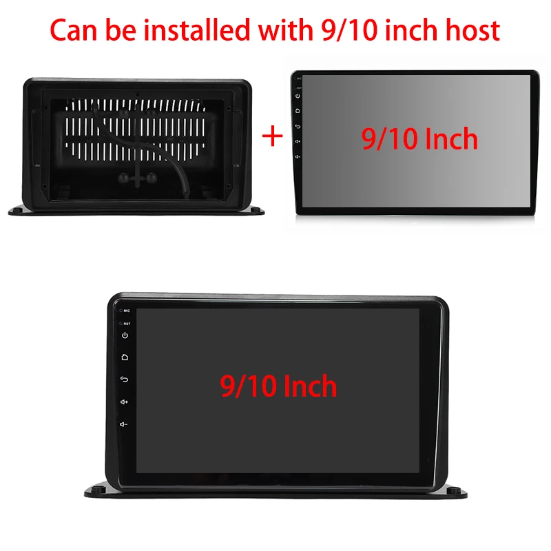 9 Inch Android Car Player Panel Frame for Truck Bus Touring