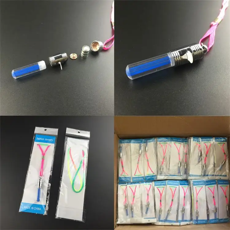 LED Light up Crystal Pendant Necklace - Perfect for Parties
