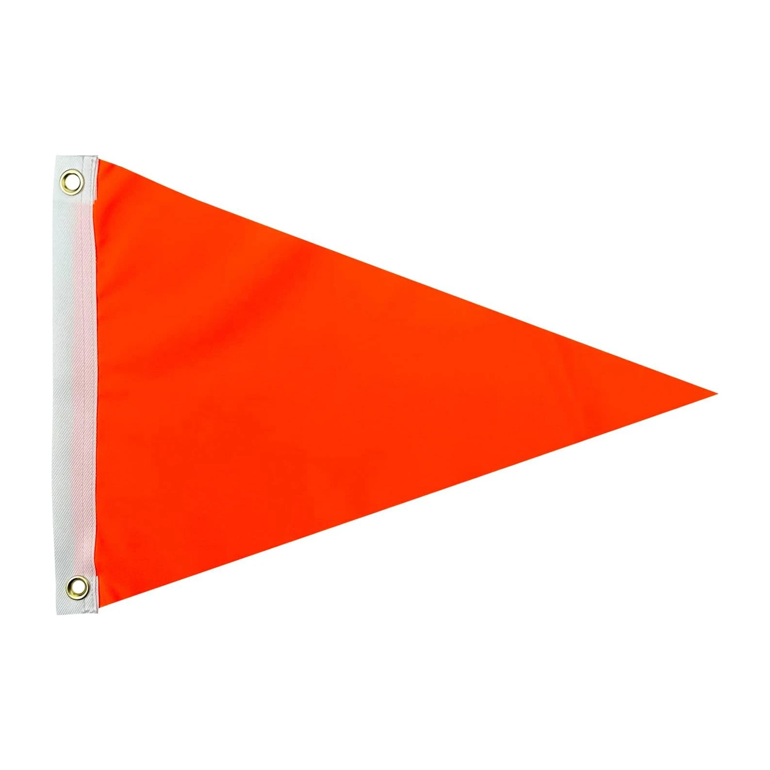 High Quality Heavy Duty 12x18 Inches Orange Triangle Shape Boat Flags ...