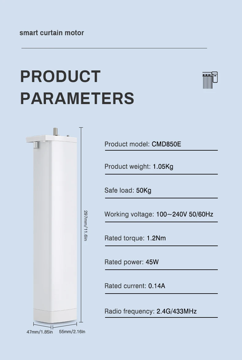 Smart Life Curtain Motor - Automatic Control for Windows