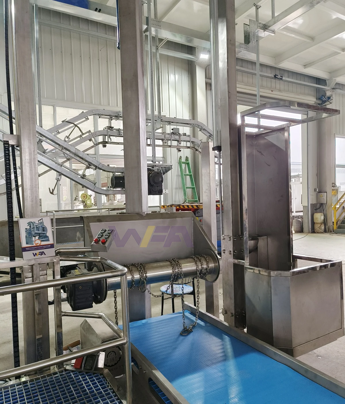 Hydraulic Power Cow Slaughter Line Cattle Skin Puller Equipment For ...