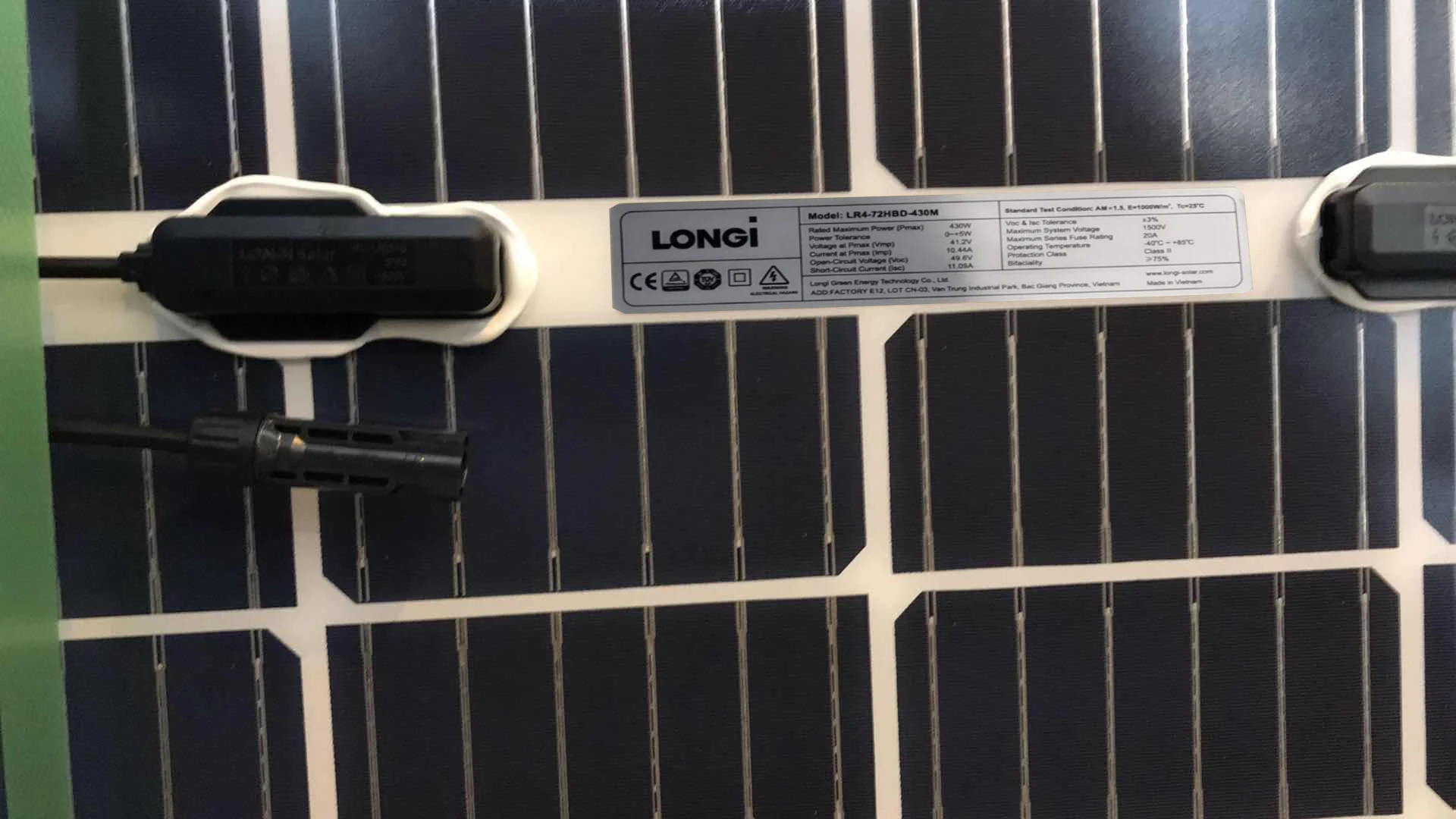 Stock Longi Bificial Solar Hi Mo 4 Panel 440w 445w 450w 455w 460w ...