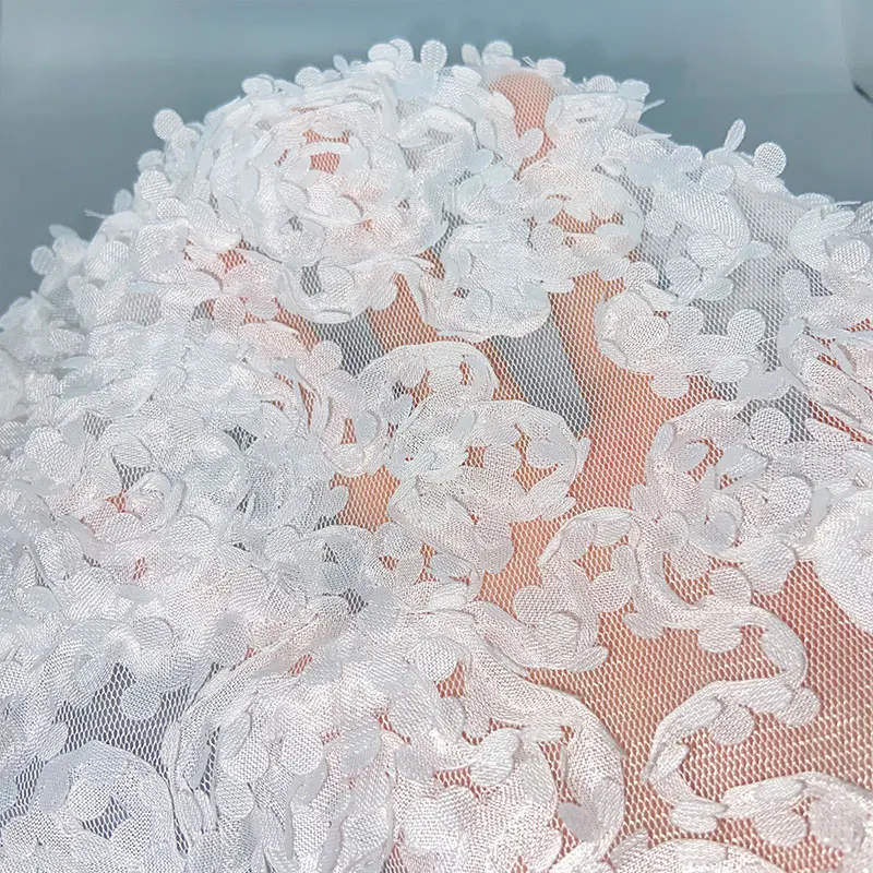 Custom Design 100% Polyester 150gsm Soft White Fashion Modern ...