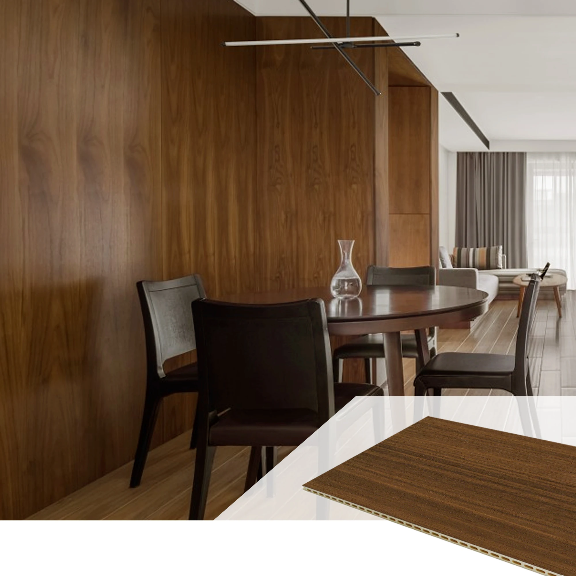 Pvc Wpc Fiber Board Wall Ceiling Panel 4x8 Waterproof Wall Panels ...