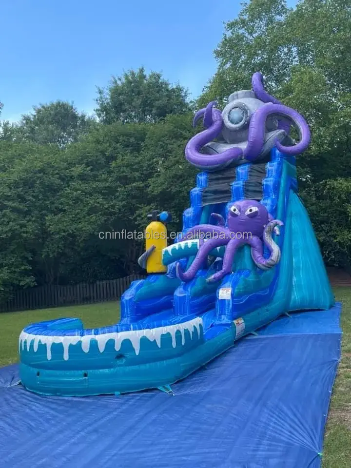 2024 Deep Sea Dive Water Slide - 25 Feet Tall Inflatable