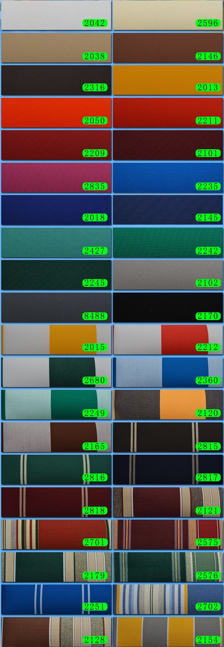 Waterproof Awning Fabric Retract Awning Fabric Polyester Fabric for ...