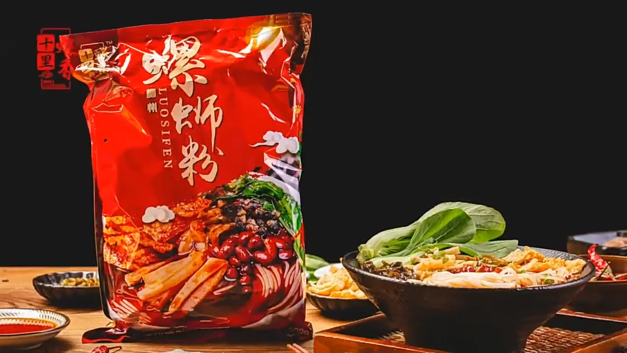 300g Bags Chinese Spicy Snack Liuzhou Specialty Screw Powder Luosifen ...