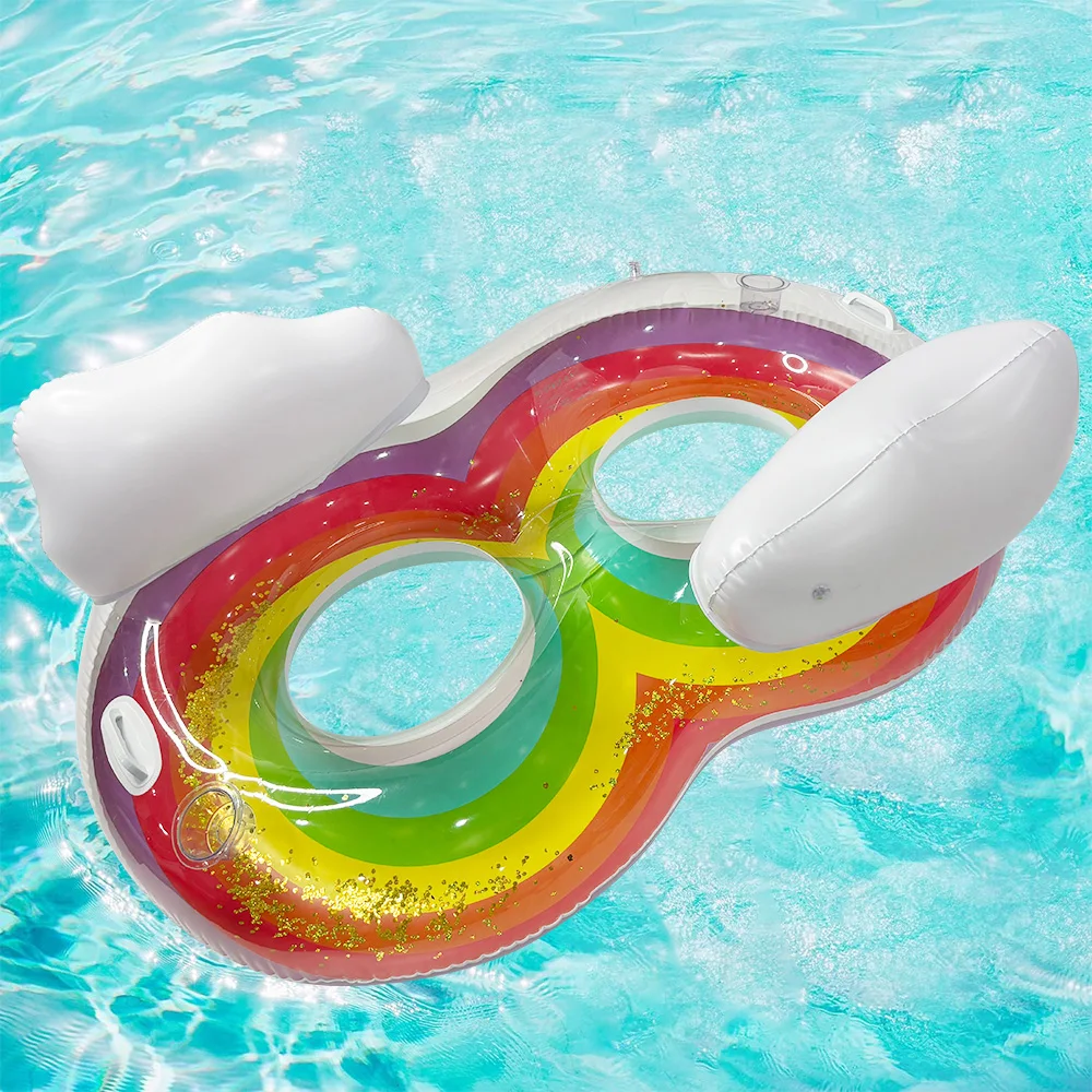 Customized Inflatable Pool Lounger Float For Couples - Oem