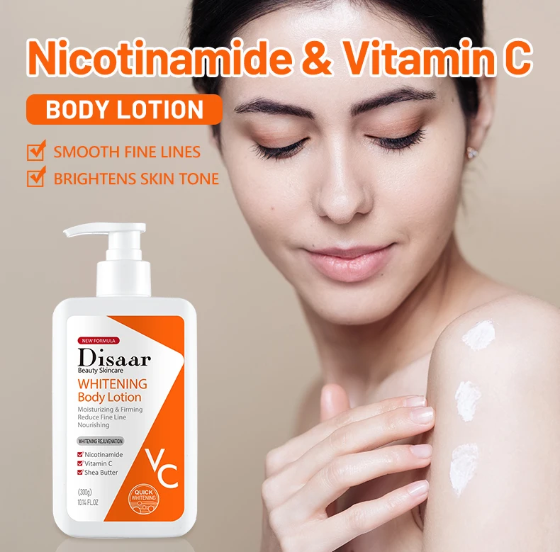 Disaar Quick Whitening Vitamin C Body Lotion - Firming & Nourishing