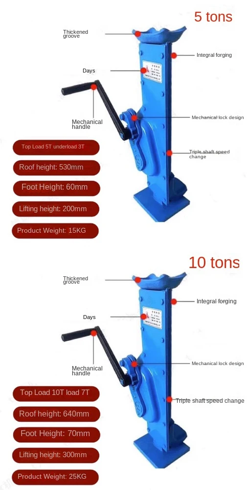 10 Ton Manual Hydraulic Jacks Ratchet Jack With Hand Pump - Buy Manual ...