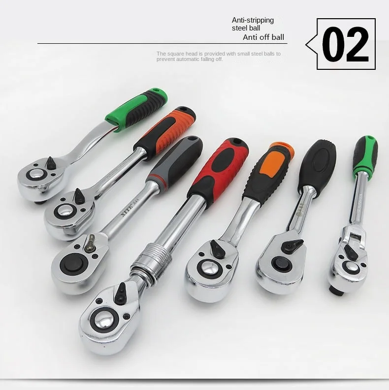 45-tooth 72-tooth Quick Ratchet Wrench Sleeve Wrench Auto Repair ...