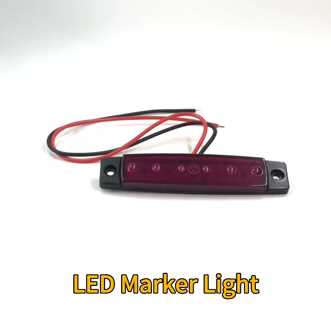 Purple Truck Trailer Pickup 6 Led Side Marker Indicators Light Bar 12v ...