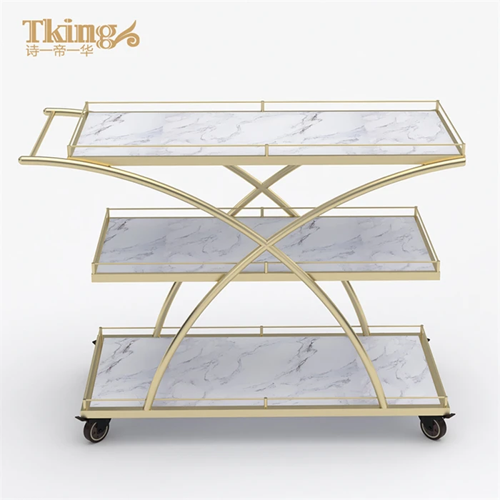 TKING Dim Sum Service Trolley - Durable & Versatile