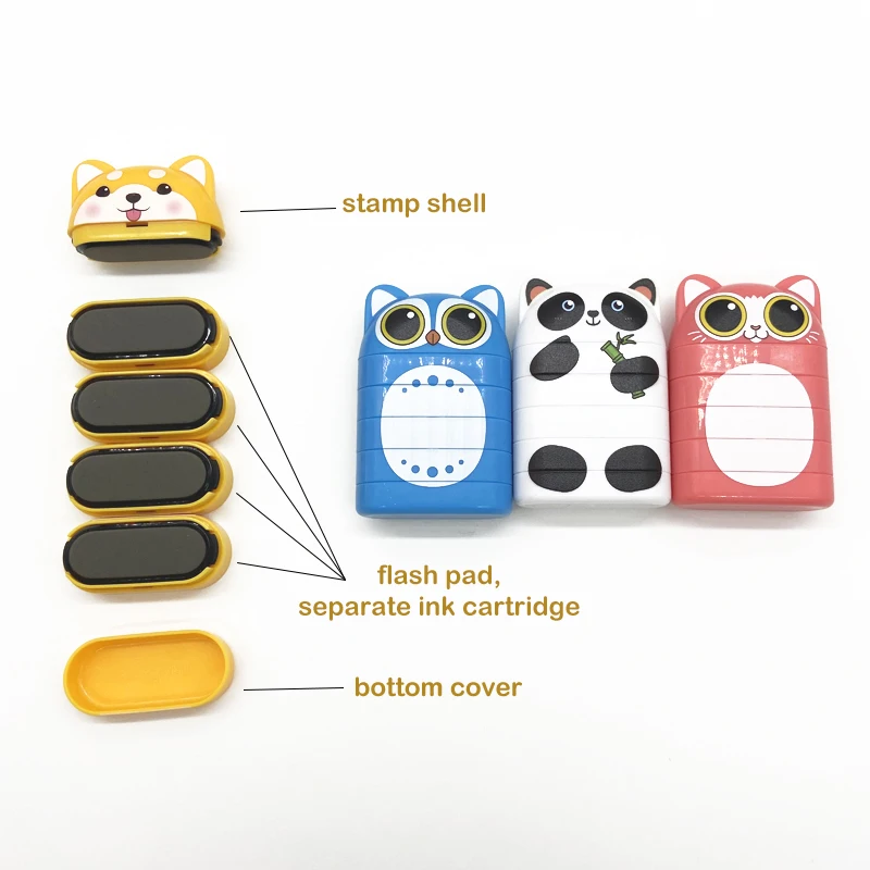 Waterproof Logo Stamp Printing Photosensitive Multi-layered Stamp Kids ...