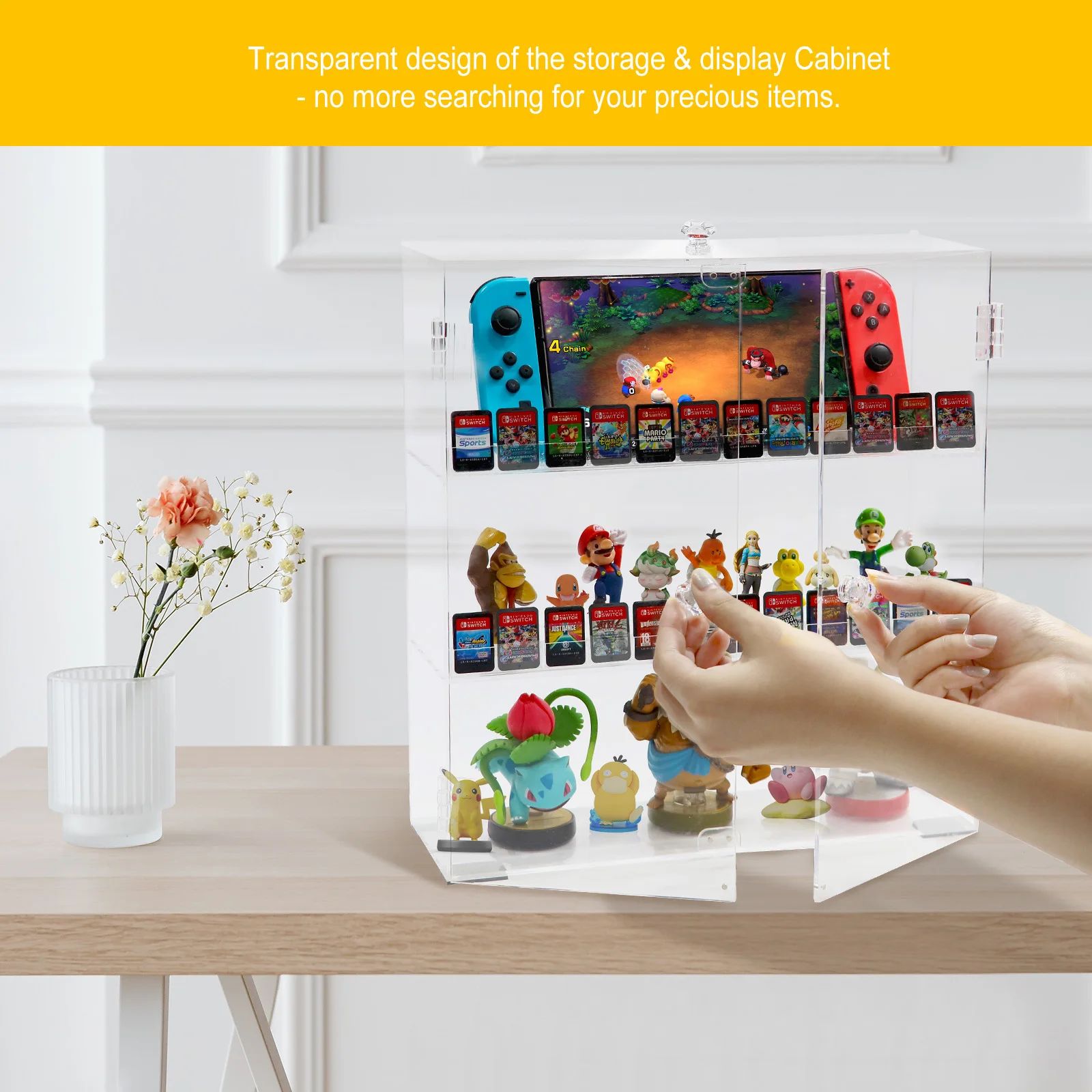Universal Acrylic Storage Case for Amiibo and Garage Kit
