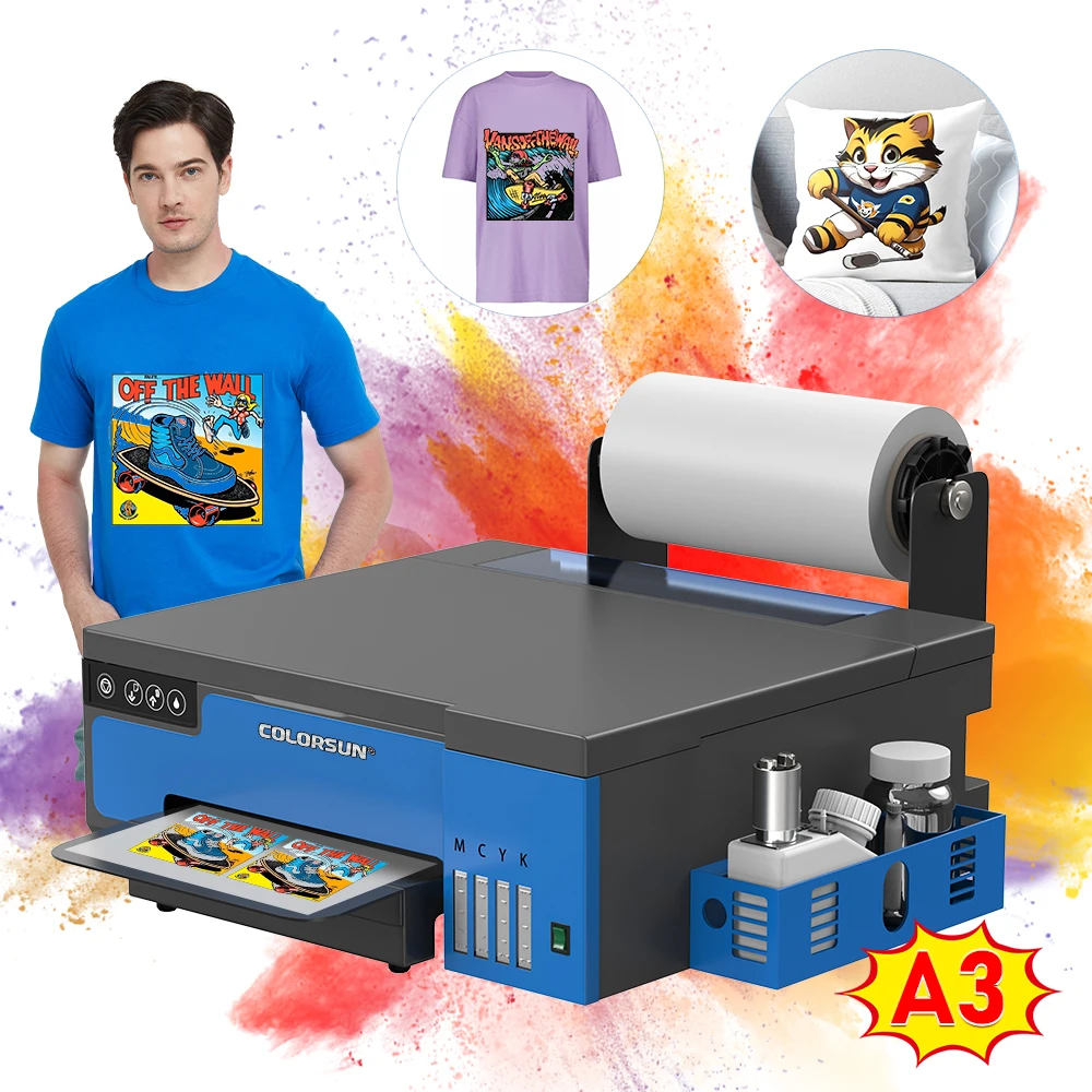 A3 Roll Pet Film Printer Dtf Direct To Film Printer With Xp600 ...