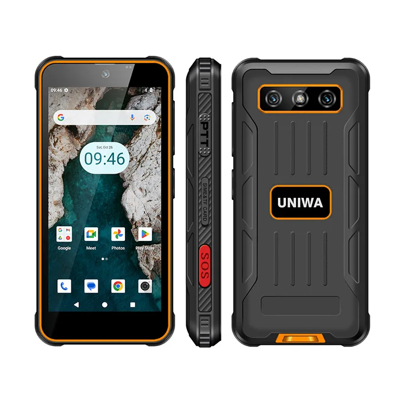 IP68 Waterproof Small Rugged Smartphone with Night Vision Camera