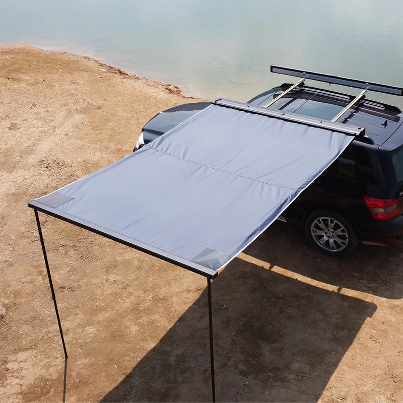 Aluminum Case Retractable Car Roof Side Awning 4x4 4WD Camping Car ...