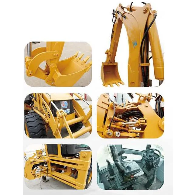 Multi-purpose New Joystick Backhoe Loader With Front Loader And Backhoe ...