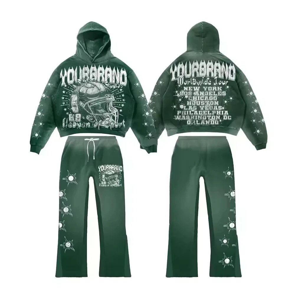 Shop Our Custom Streetwear Vintage Hoodie & Sweatpants Set