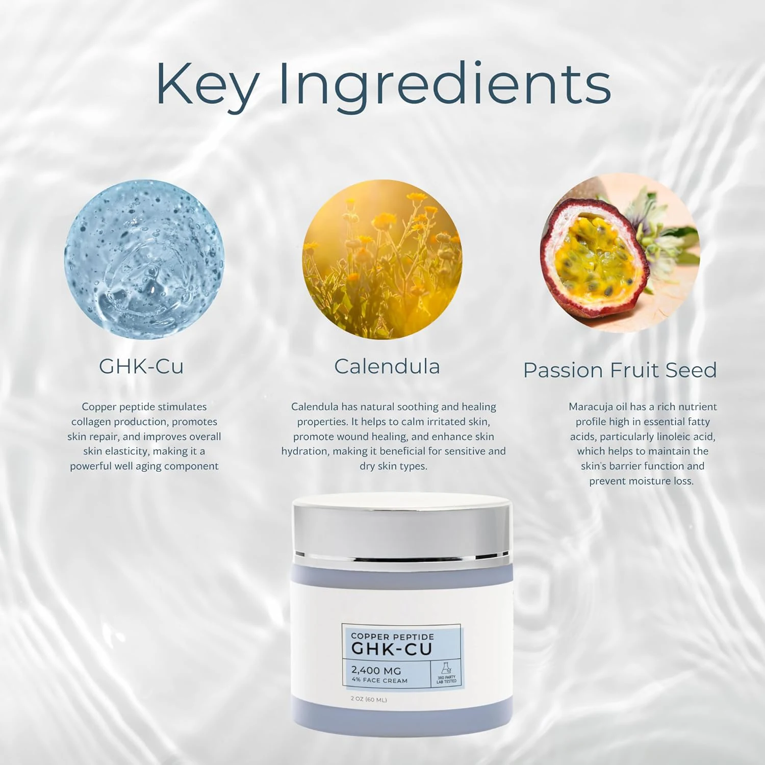 Ghk-cu Copper Peptide Cream 4% - Anti-Aging Moisturizer