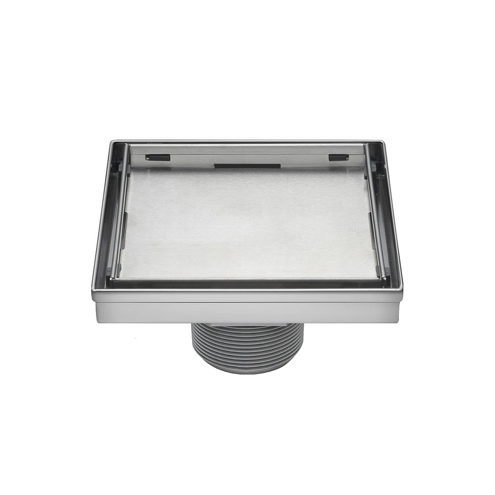 Modern Style Universal Invisible Tile Floor Drain 4/5/6/8 Inch Square ...