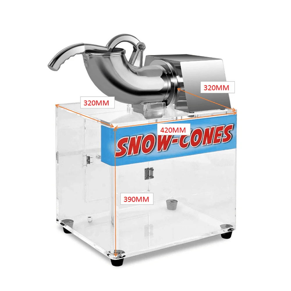 200W Stainless Steel Mini Ice Smashing Electric Ice Crushers & Shavers ...