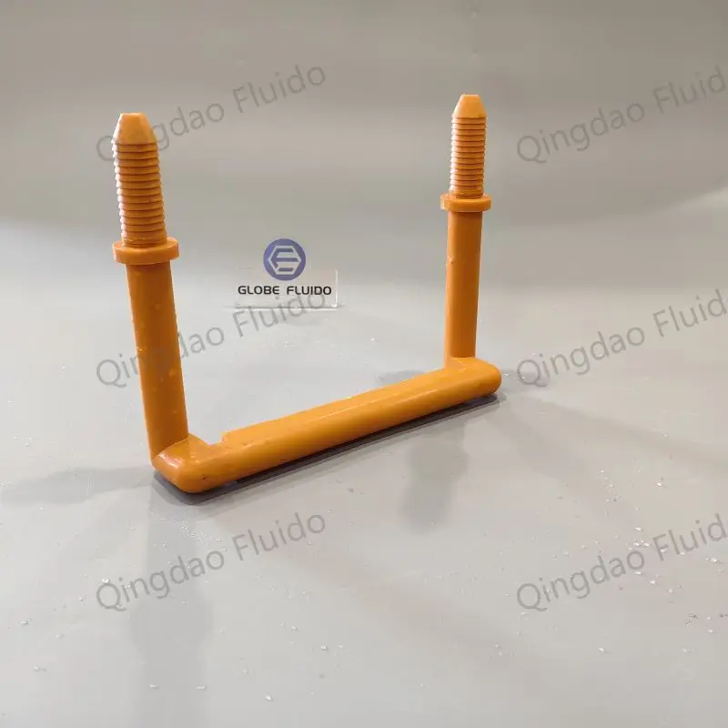 Customized Yellow Corrugated Steel Manhole Ladder Step PP Epoxy Coating ...