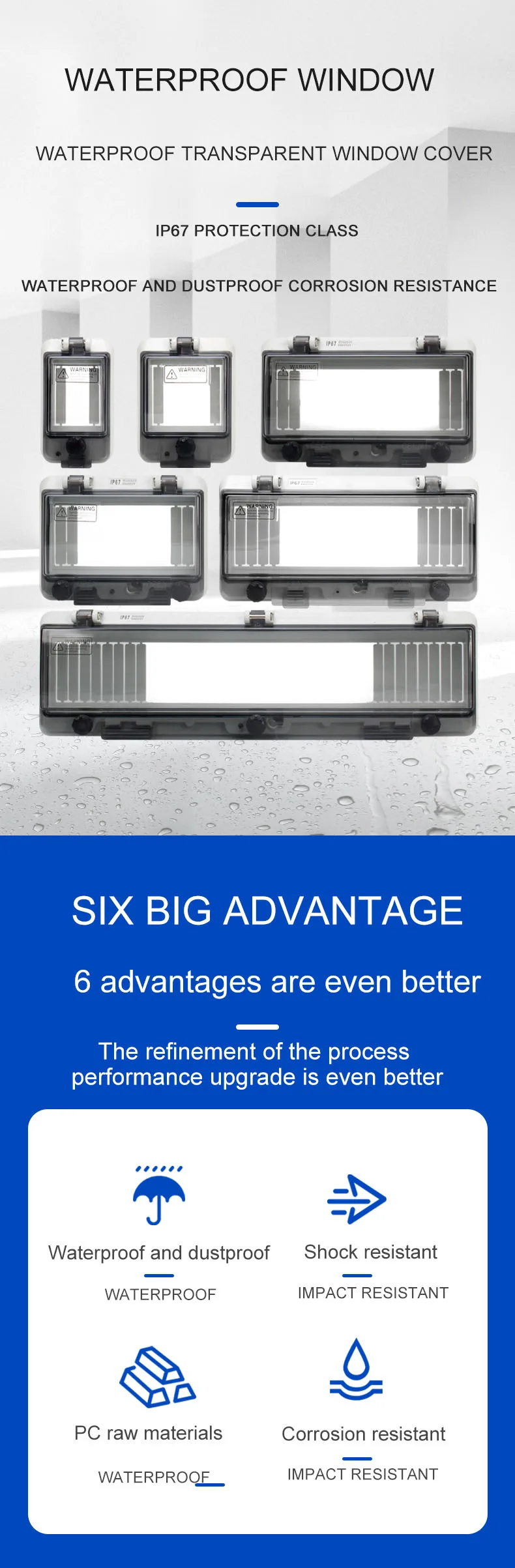 Ip67power Distribution Box Electrical Waterproof Distribution Box ...