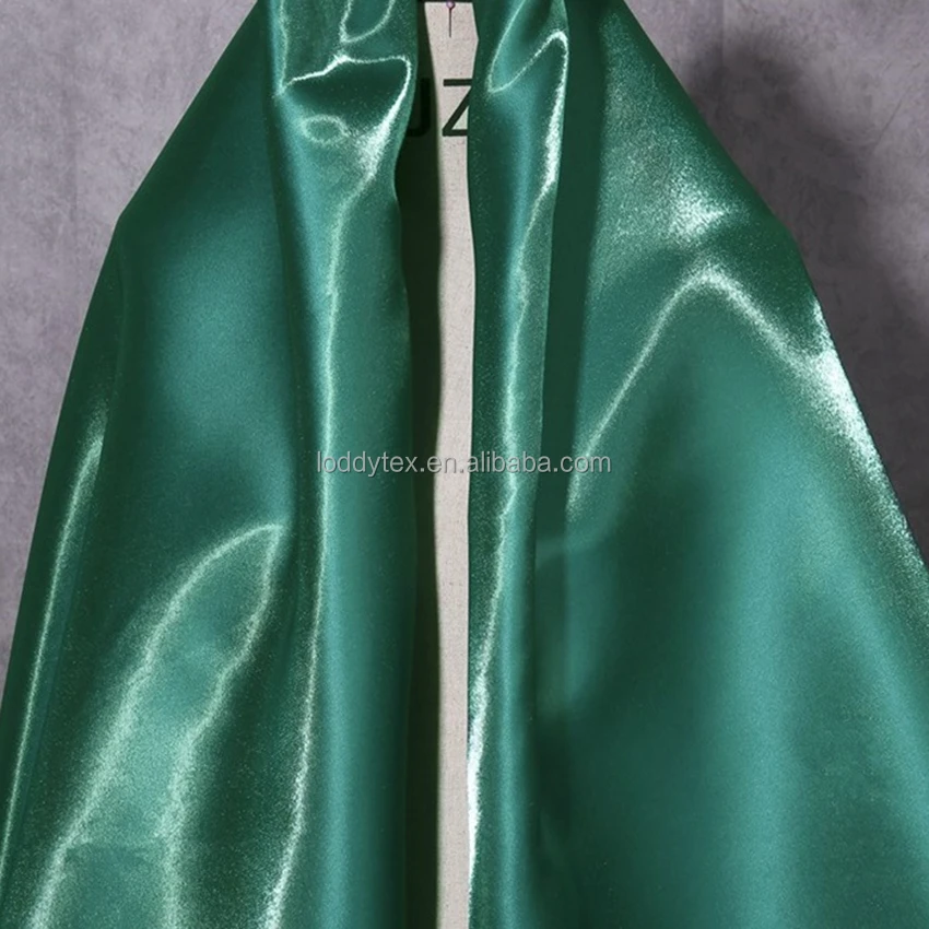 150gsm Metallic Crystal Silk Shiny Luster Liquid Gaza Organza Fabric ...