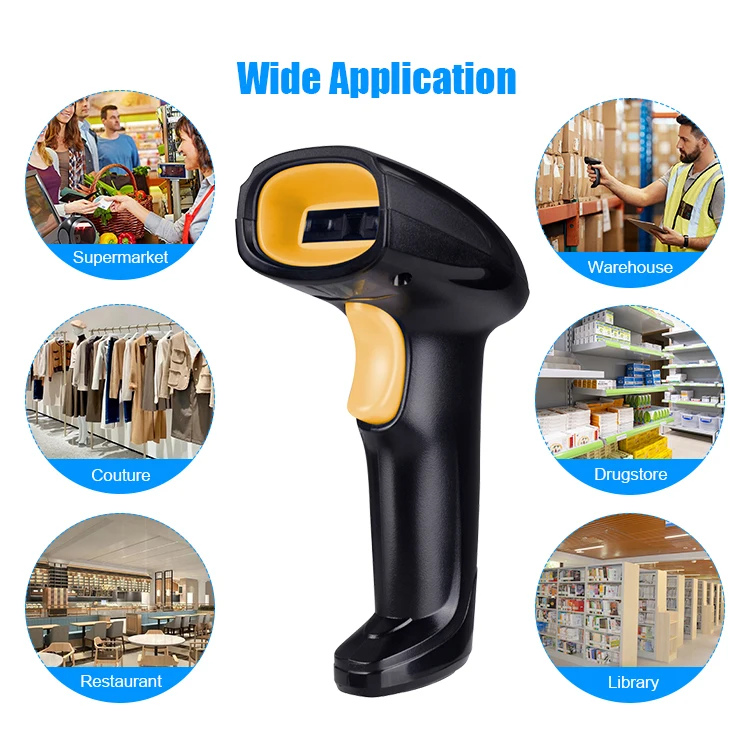 Stock 2D CMOS Image Barcode Reader Scanner Support PDF417 Data Matrix ...