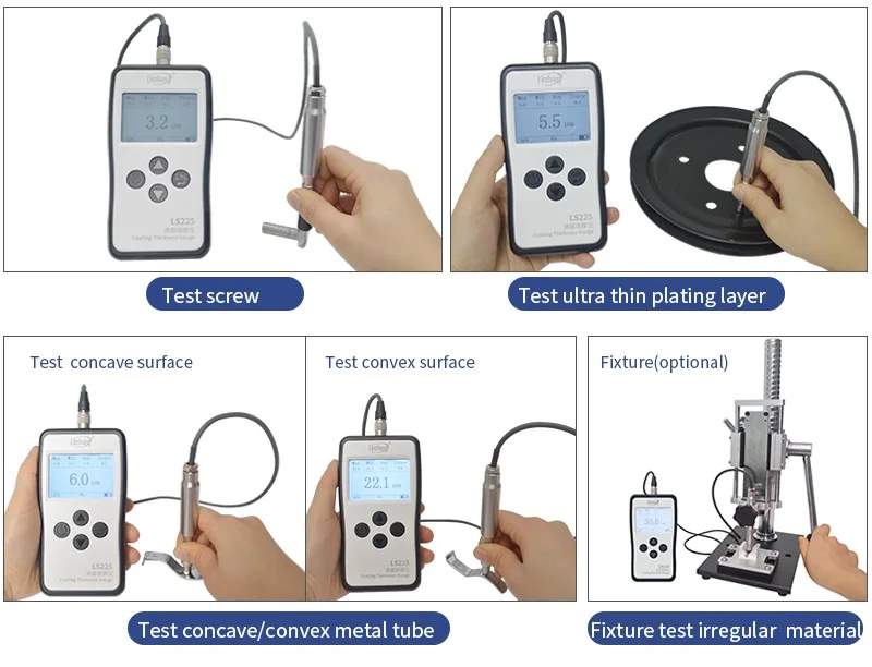 LS225+F500 Paint Gauge - Precision Plating Thickness Tester