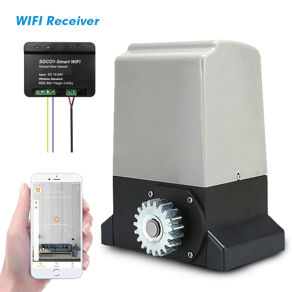 Heavy Duty Sliding Gate Motor - 433.92mhz Solar Opener