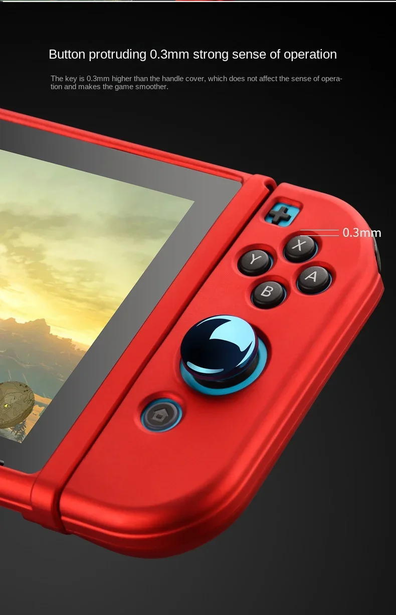 For Nintendo Switch - Durable TPU Case & Split Grip