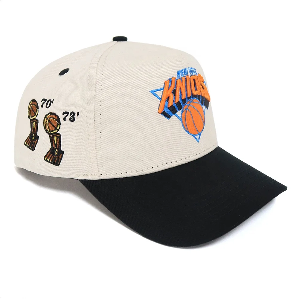 Customized Cotton 5 Panel A Frame Embroidery New Snapback Blank ...