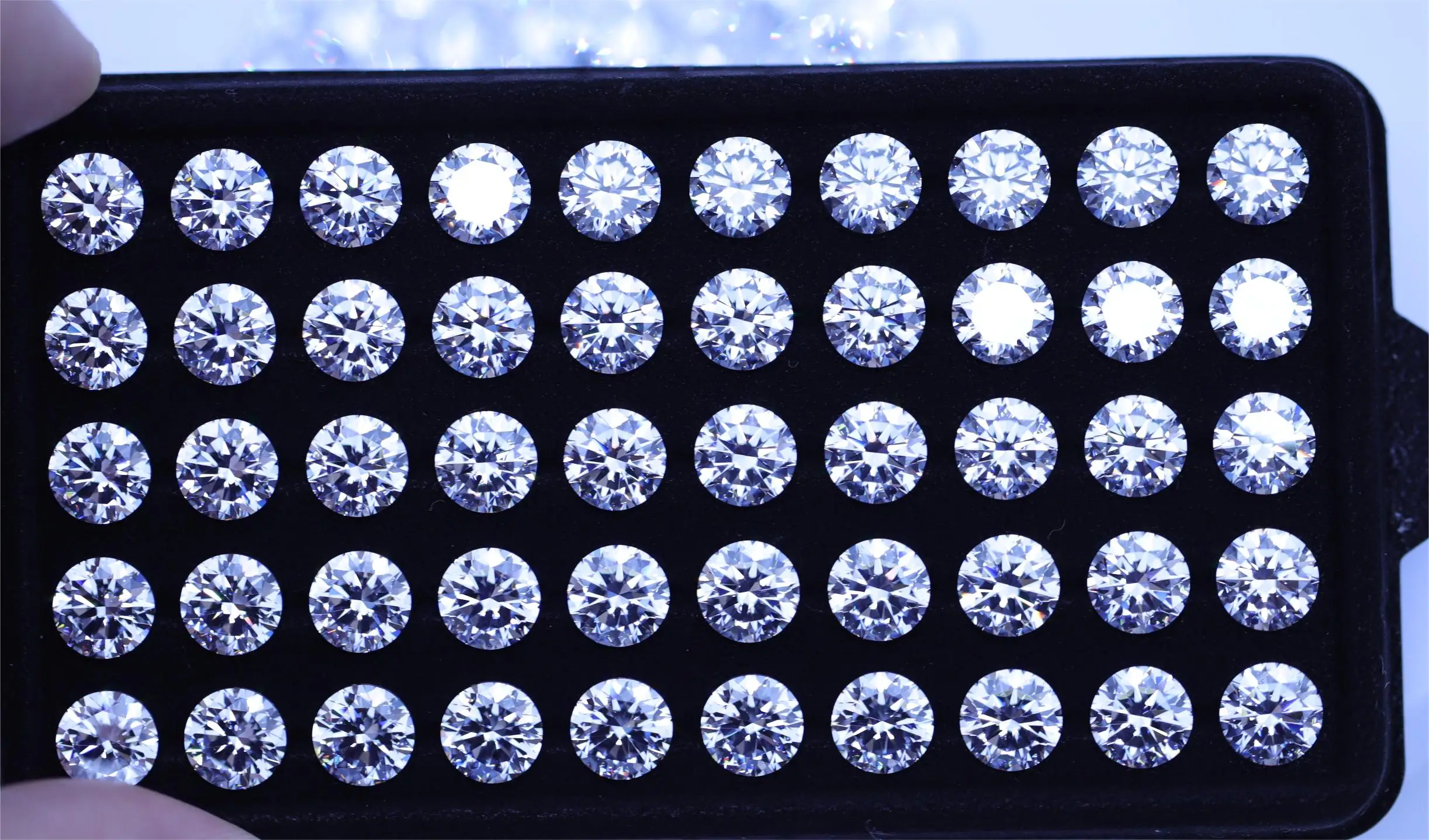 Factory Whole 3a High Quality Various Colors Emerald Cut Loose Cubic ...