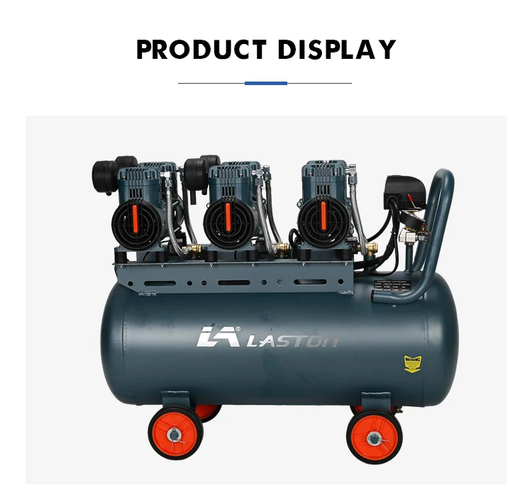 Low Noise 70 Liters tank 3.1hp Piston Auto-drain Construction Used ...